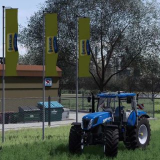 Flags Of Different Brands v1.0 FS22 Mod | Farming Simulator 22 Mod