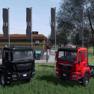 Flags Of Different Brands v1.0 FS22 Mod | Farming Simulator 22 Mod