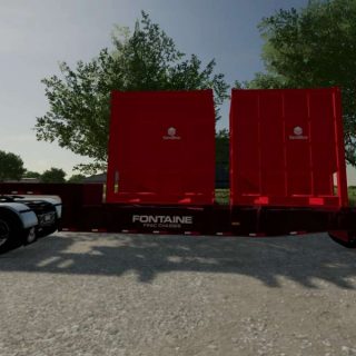 Fontaine Frac Trailer and Sandbox v1.0 FS22 Mod | Farming Simulator 22 Mod