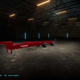 Fontaine Frac Trailer and Sandbox v1.0 FS22 Mod | Farming Simulator 22 Mod