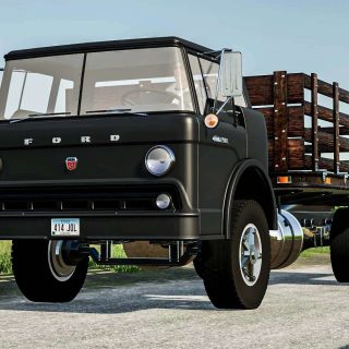 Ford C600 1957 v1.0 FS22 Mod | Farming Simulator 22 Mod