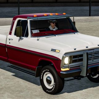 Ford F100 1972 V1.0 FS22 Mod | Farming Simulator 22 Mod