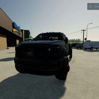 Ford F450 CrewCab Platinum v1.0 FS22 Mod | Farming Simulator 22 Mod