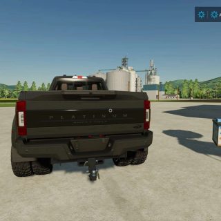 Ford F450 CrewCab Platinum v1.0 FS22 Mod | Farming Simulator 22 Mod