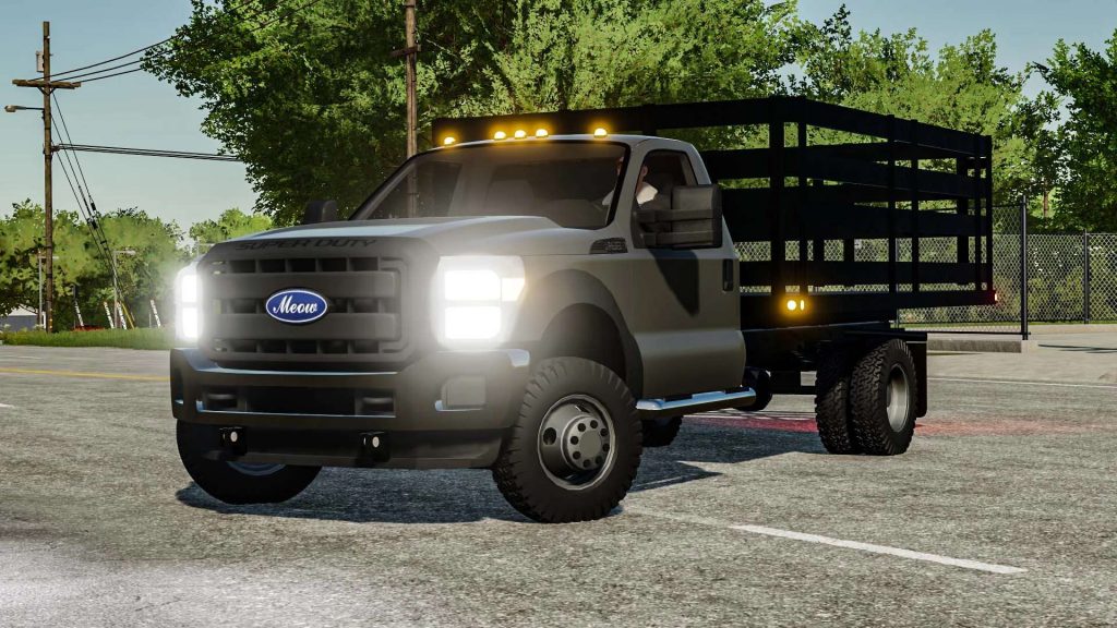 Ford F550 Rack Body v1.0 FS22 Mod | Farming Simulator 22 Mod