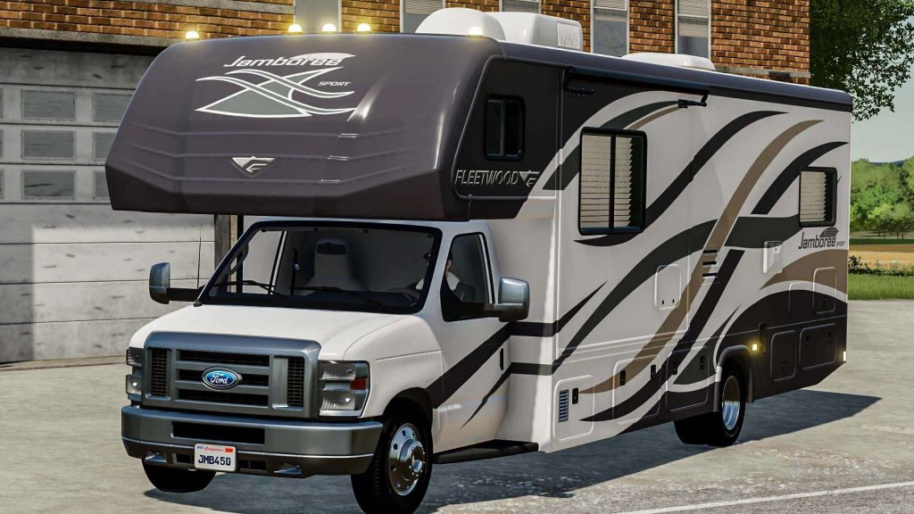Ford Fleetwood Jamboree V2.0 FS22 Mod | Farming Simulator 22 Mod