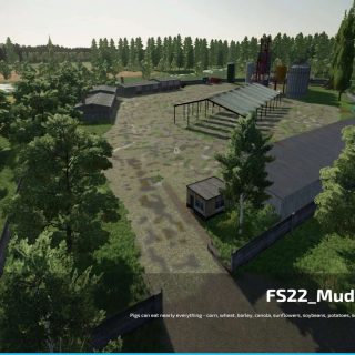 Mudy map v1.0 FS22 Mod | Farming Simulator 22 Mod