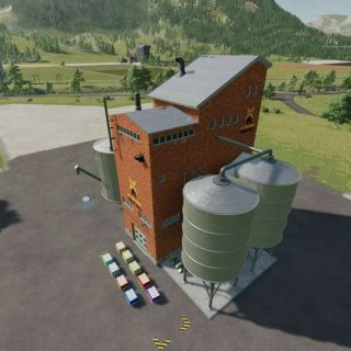 Grain Mill Multifruit (Revamp) v1.0 FS22 Mod | Farming Simulator 22 Mod