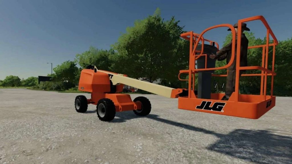 JLG 400S Telescopic Lift v1.0 FS22 Mod | Farming Simulator 22 Mod