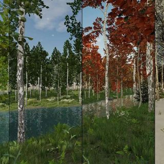 Karhuvaara Tree Pack (Prefab) v1.0 FS22 Mod | Farming Simulator 22 Mod