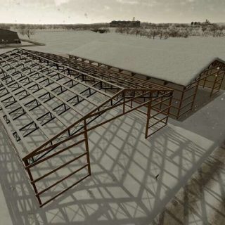 Large Pole Barn v1.0.0.1 FS22 Mod | Farming Simulator 22 Mod