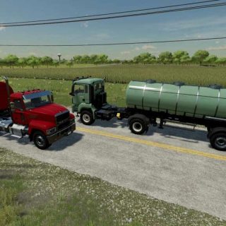 Liquids Handling Truck Train v1.0 FS22 Mod | Farming Simulator 22 Mod