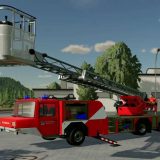 Lizard Turntable Ladder 23/12CC v1.1 FS22 Mod | Farming Simulator 22 Mod