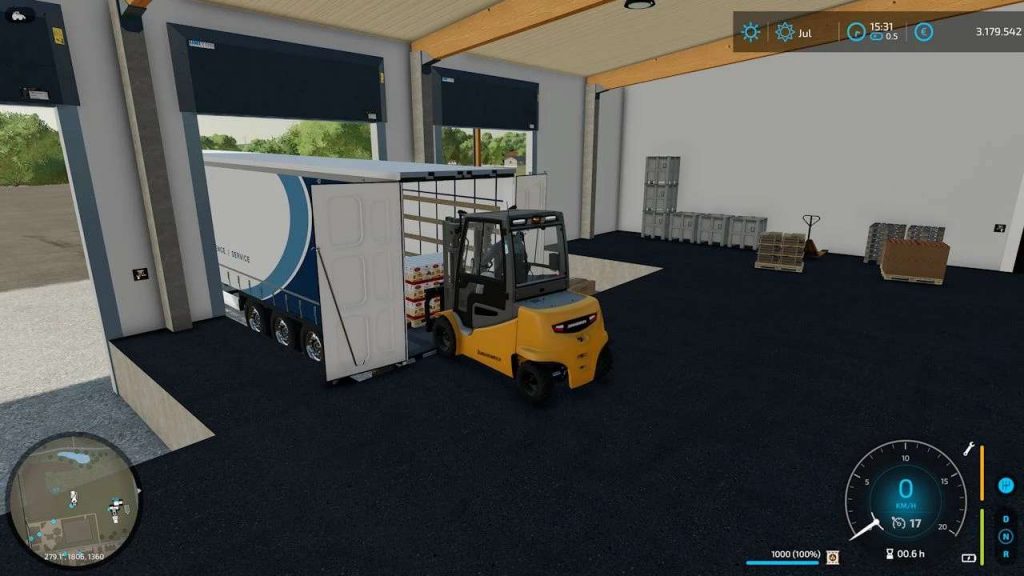 Logistics center v1.6.0.2 FS22 Mod | Farming Simulator 22 Mod