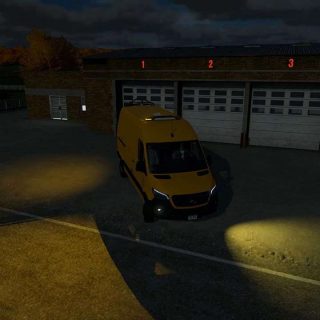 Mercedes-Benz Sprinter ACI v1.2 FS22 Mod | Farming Simulator 22 Mod