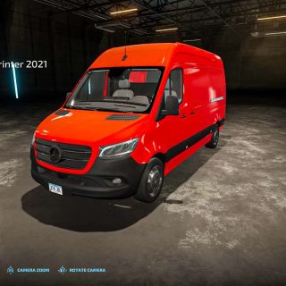 Mercedes-Benz Sprinter V1.0 FS22 Mod | Farming Simulator 22 Mod