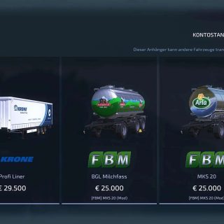 MKS20 liquid transport v1.0 FS22 Mod | Farming Simulator 22 Mod