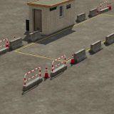 Mobile Barrier v1.0 FS22 Mod | Farming Simulator 22 Mod