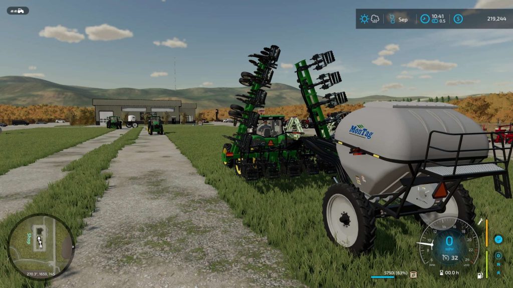 Montag Dry Fertilizer v1.0 FS22 Mod | Farming Simulator 22 Mod