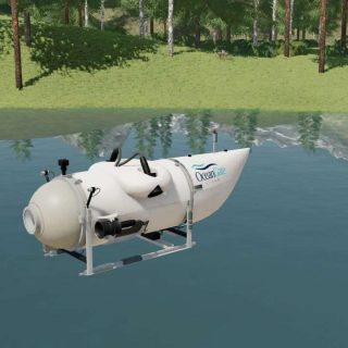 OceanGate submarine v1.0 FS22 Mod | Farming Simulator 22 Mod