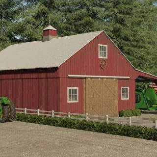 Old Wooden Barn v1.0 FS22 Mod | Farming Simulator 22 Mod