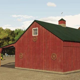 Old Wooden Barn v1.0 FS22 Mod | Farming Simulator 22 Mod