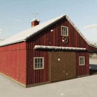 Old Wooden Barn v1.0 FS22 Mod | Farming Simulator 22 Mod