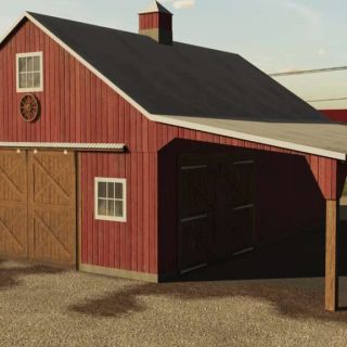 Old Wooden Barn v1.0 FS22 Mod | Farming Simulator 22 Mod