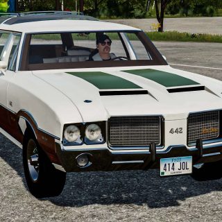 Oldsmobile Vista Cruiser v1.0 FS22 Mod | Farming Simulator 22 Mod
