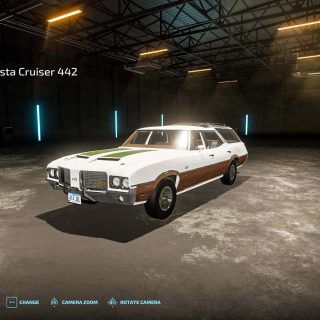 Oldsmobile Vista Cruiser v1.0 FS22 Mod | Farming Simulator 22 Mod