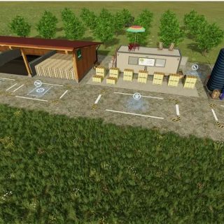 Orchard Pack with selling Station v1.0 FS22 Mod | Farming Simulator 22 Mod