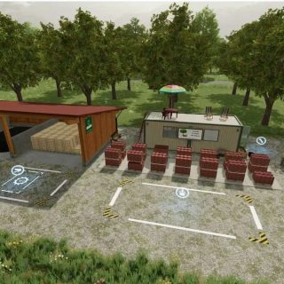 Orchard Pack with selling Station v1.0 FS22 Mod | Farming Simulator 22 Mod