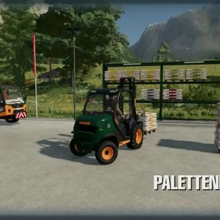Pallet Racks v1.0 FS22 Mod | Farming Simulator 22 Mod