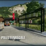 Pallet Racks v1.0 FS22 Mod | Farming Simulator 22 Mod