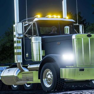 Peterbilt 379 Daycab 1999 V1.0 FS22 Mod | Farming Simulator 22 Mod
