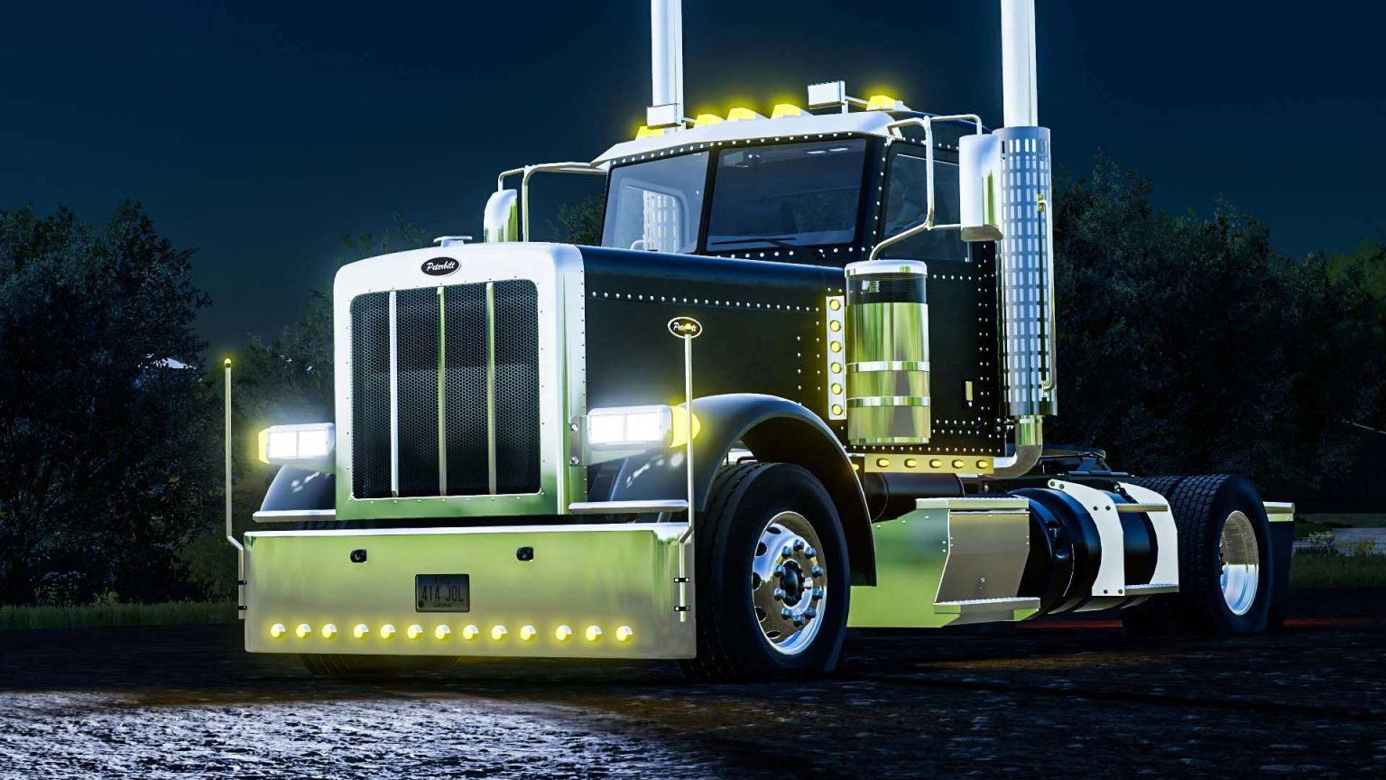 Peterbilt 389 Race Truck v1.0 FS22 Mod | Farming Simulator 22 Mod