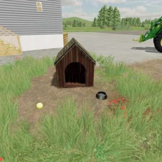 Placeable Doghouse v1.0 FS22 Mod | Farming Simulator 22 Mod