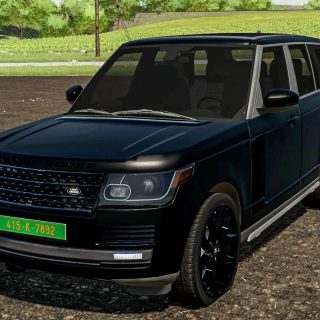 Range Rover Vogue 2014 Black Edition v1.0 FS22 Mod | Farming Simulator ...