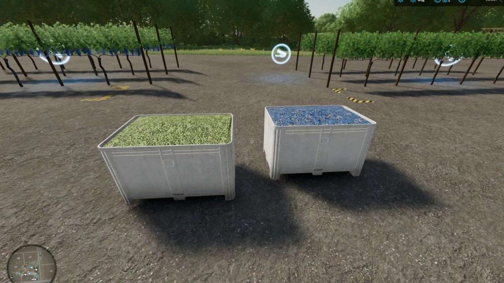 Red and White Grapes Orchards v1.0 FS22 Mod | Farming Simulator 22 Mod