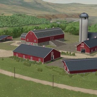 Red Barn Pack v1.1 FS22 Mod | Farming Simulator 22 Mod
