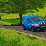 Renault Kangoo III Enedis v1.5 FS22 Mod | Farming Simulator 22 Mod