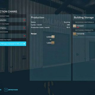 Riversand Factory v1.0 FS22 Mod | Farming Simulator 22 Mod