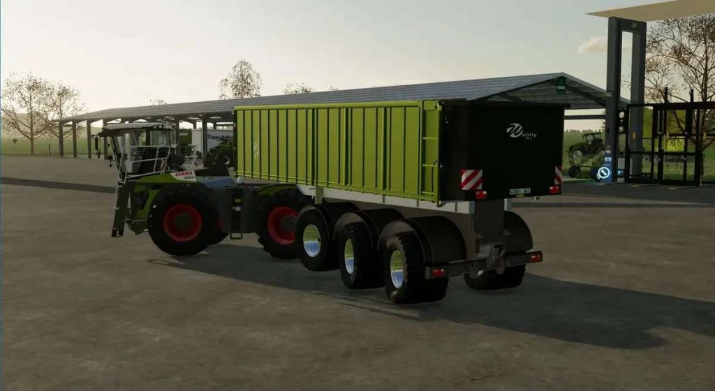 SaddleTrac 3-Achs Trailer v1.0 FS22 Mod | Farming Simulator 22 Mod