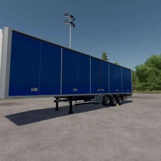 Semi Trailer with tail lift v1.0 FS22 Mod | Farming Simulator 22 Mod