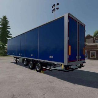 Semi Trailer with tail lift v1.0 FS22 Mod | Farming Simulator 22 Mod