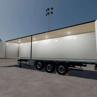 Semi Trailer with tail lift v1.0 FS22 Mod | Farming Simulator 22 Mod