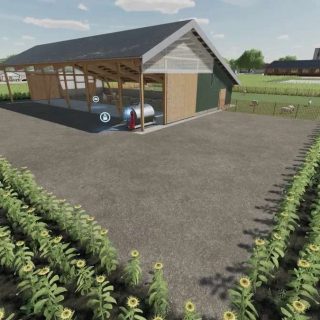 Sheep Barn with Goatmilk v1.0 FS22 Mod | Farming Simulator 22 Mod