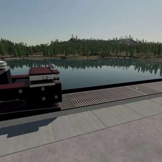 Ship with sellpoint V1.0 FS22 Mod | Farming Simulator 22 Mod