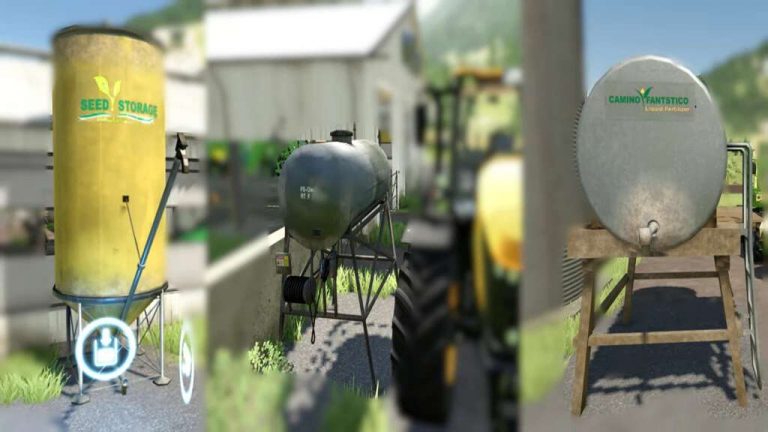 Silo And Containers v1.0 FS22 Mod | Farming Simulator 22 Mod