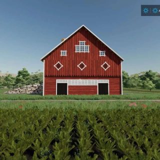 Swedish Barn v1.0 FS22 Mod | Farming Simulator 22 Mod